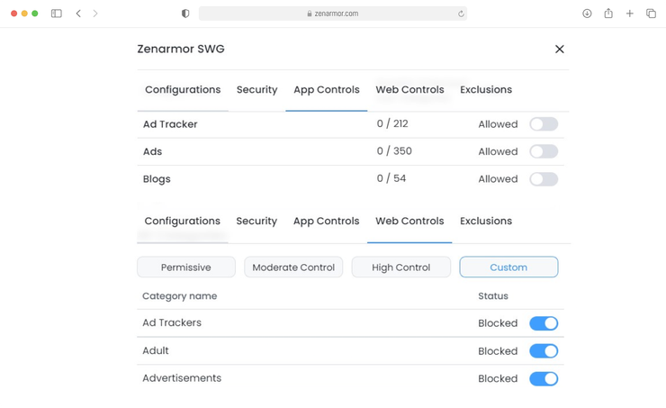 Zenarmor Secure Web Gateway for Your Enterprise