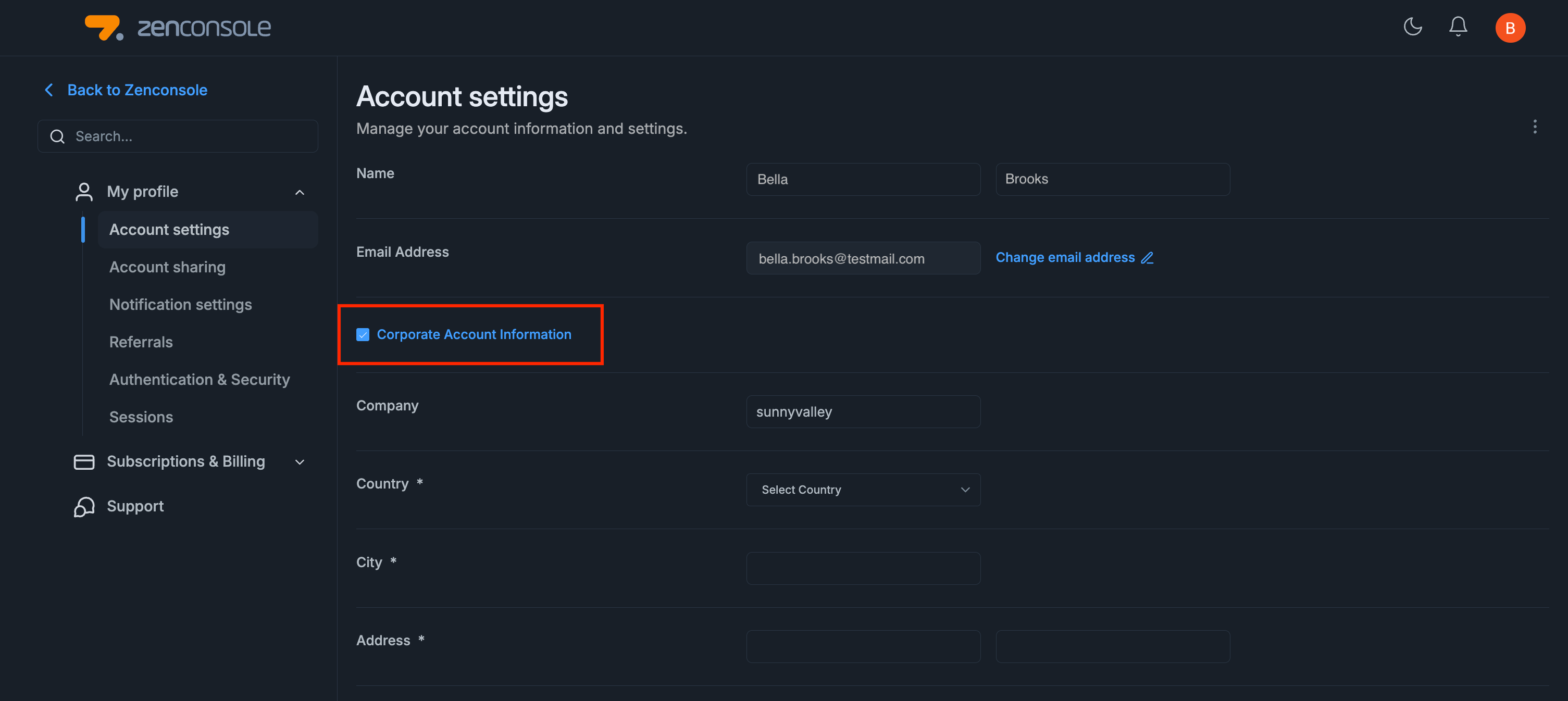 Account Management on Zenconsole - zenarmor.com