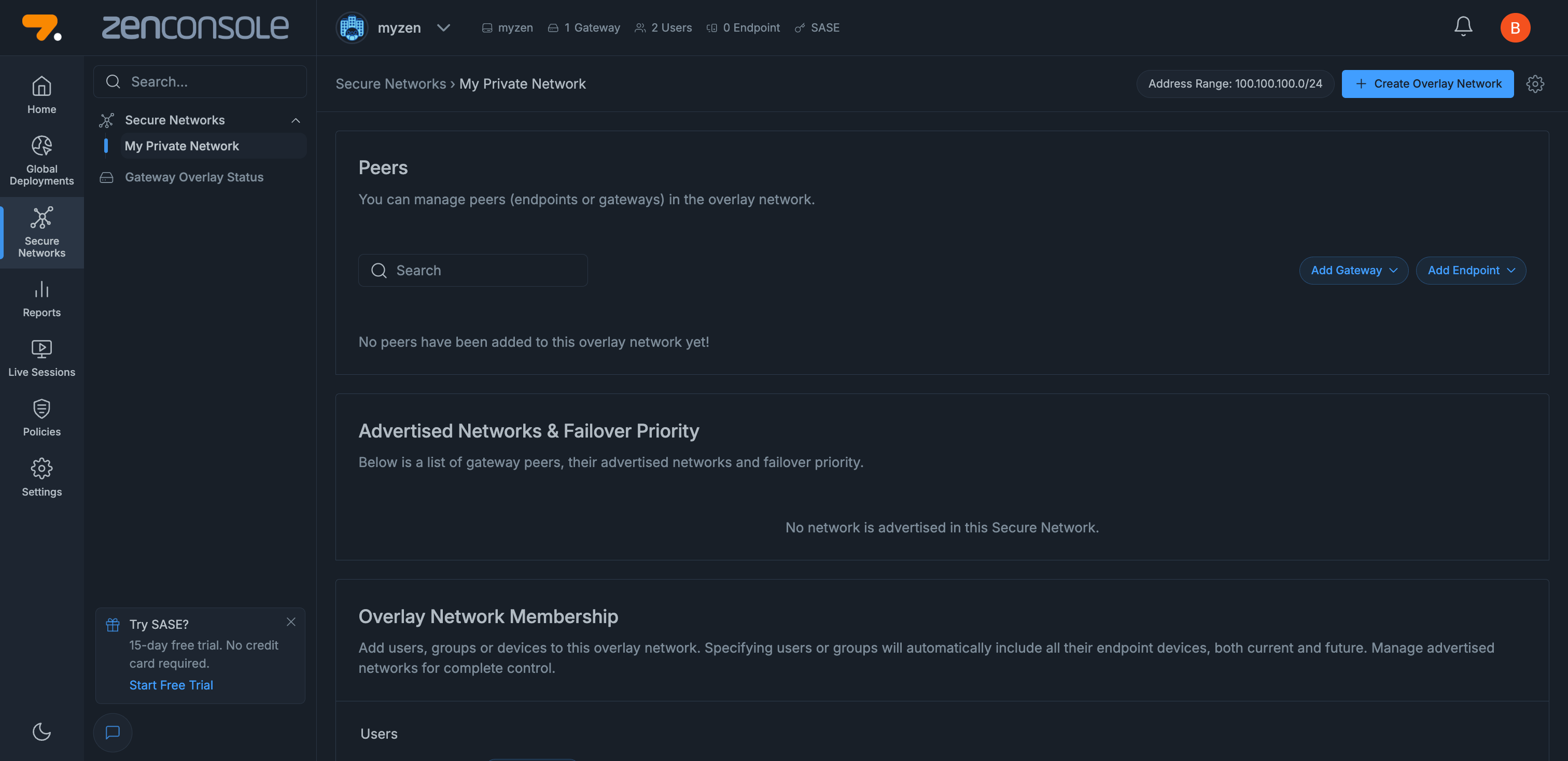 Managing Secure Networks on Zenconsole - zenarmor.com